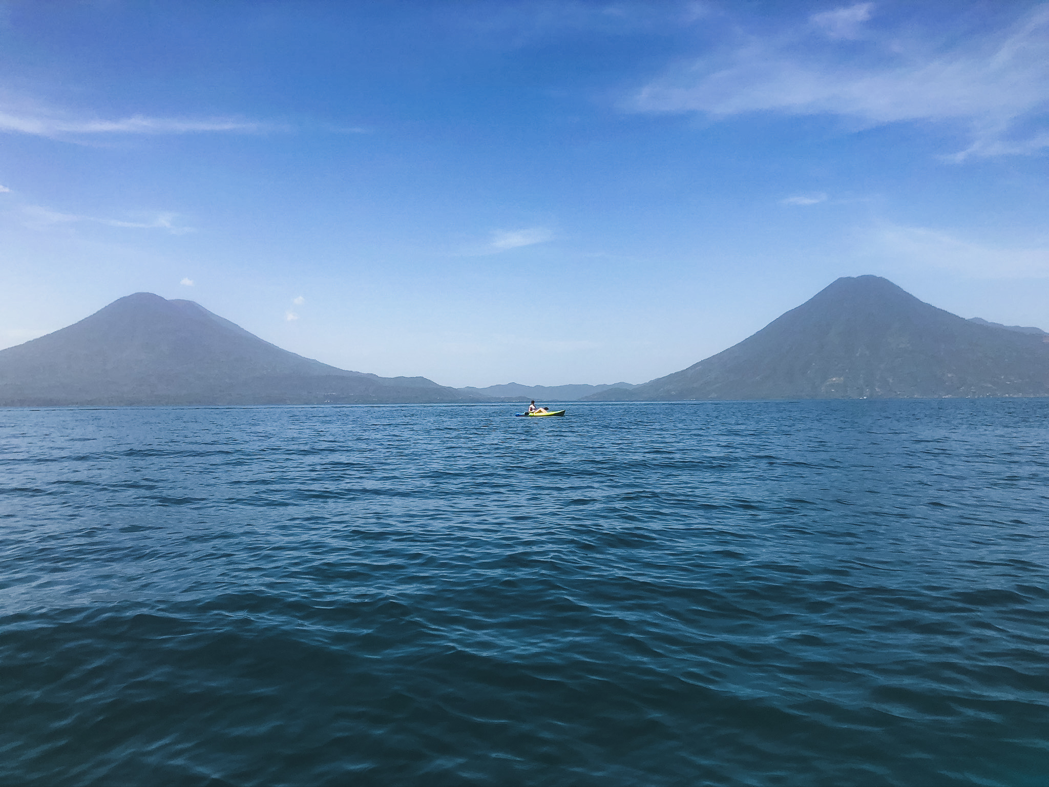 Guatemala - Kayaking Lake Atitlan With Stunning Volcano Views